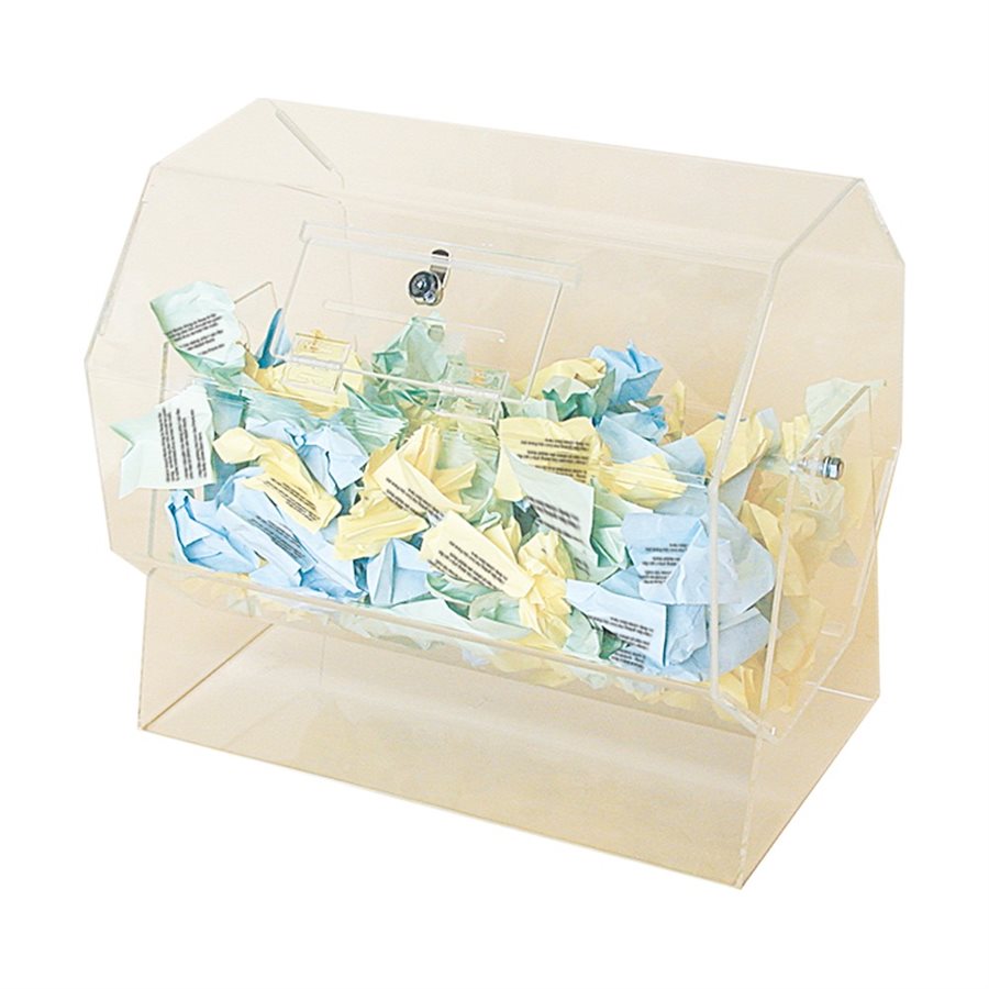 Raffle Barrels, Promotional Barrels, Fundraising Barrels, Perspex Barrels