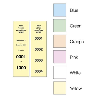 CLUB RAFFLE 1-10,000 4 TO VIEW | PERSONALISED | YELLOW