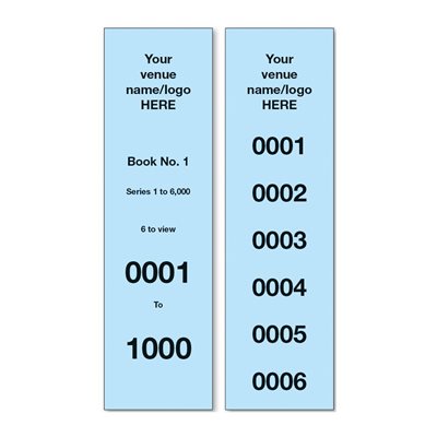 CLUB RAFFLE 1-6,000 6 TO VIEW | BLUE