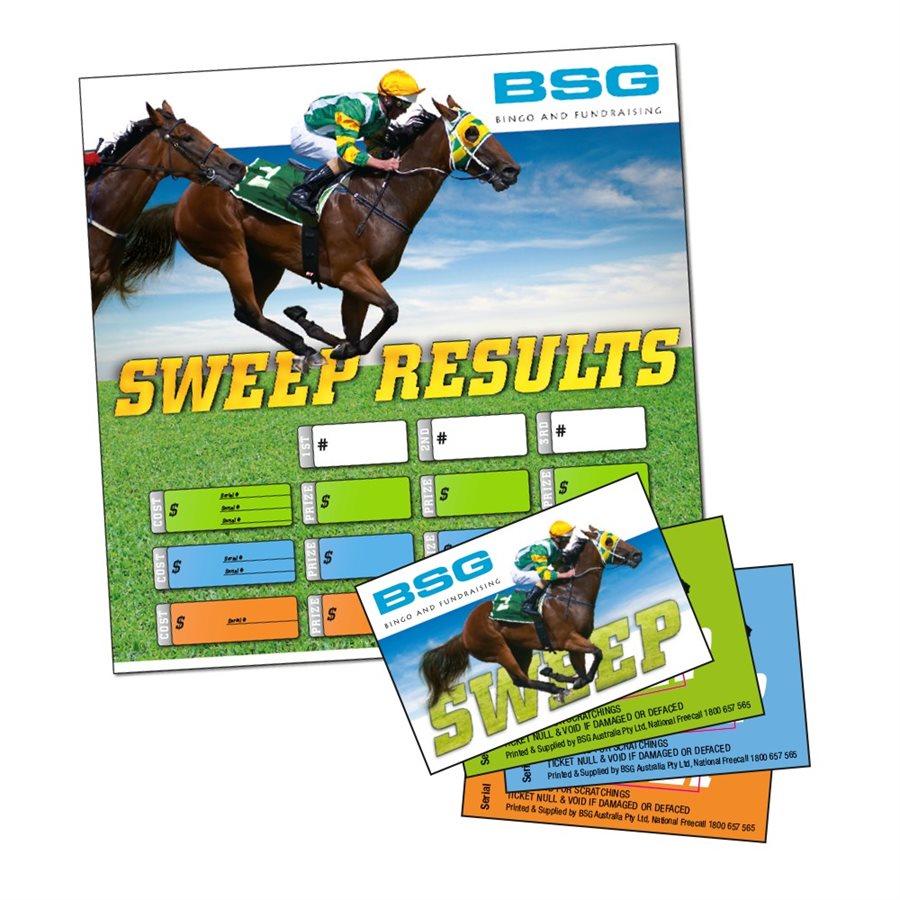 Fundraising Supplies Australia | Sweeps Kit | Horse Racing Fundraiser
