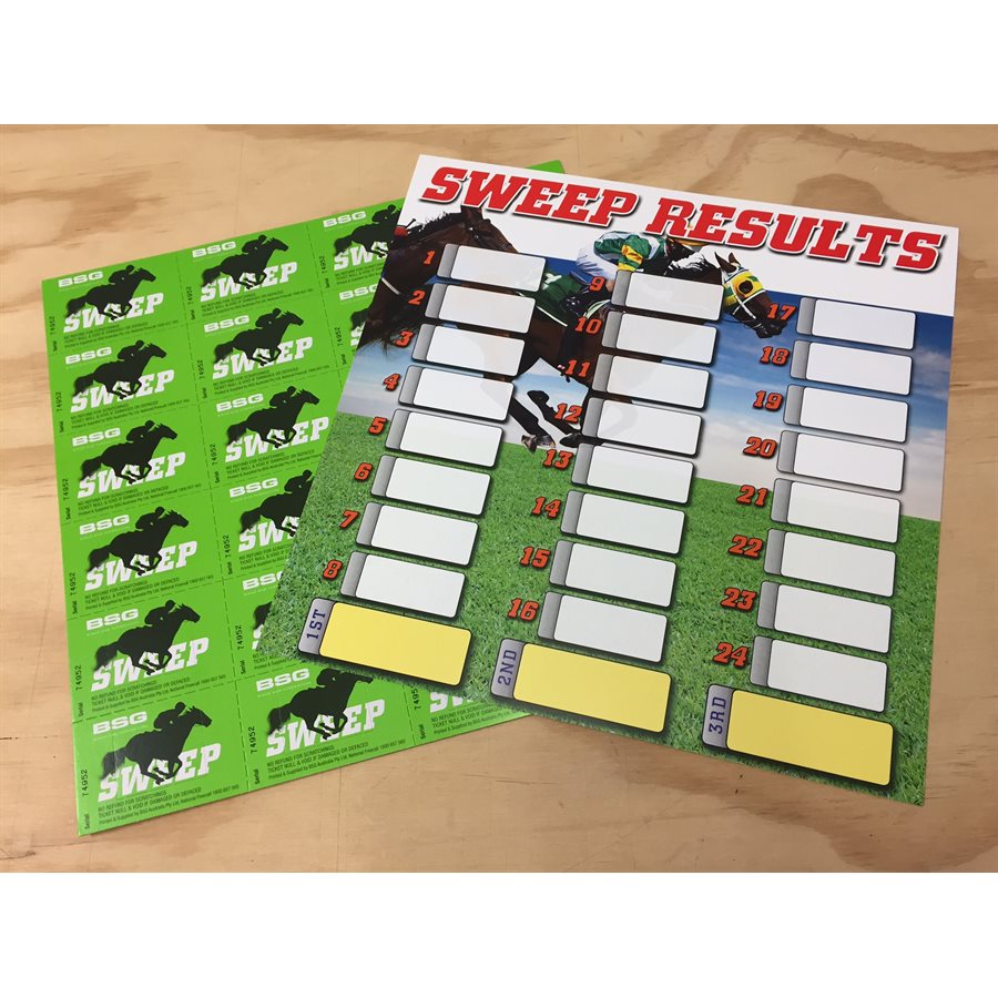Sweeps | Horse Racing | Melbourne Cup | Fundraising Products Australia ...
