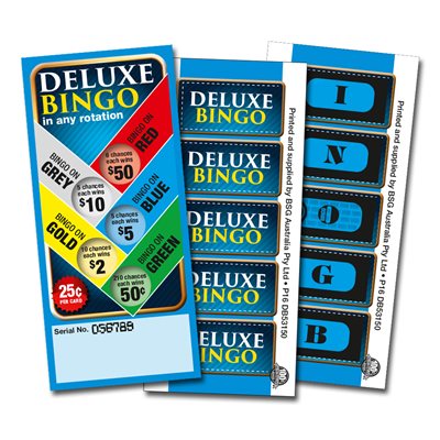 DELUXE BINGO 6 x $50 LUCKY ENVELOPES
