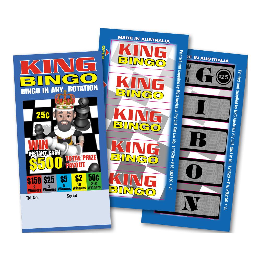 KING BINGO 2 x $150 LUCKY ENVELOPES