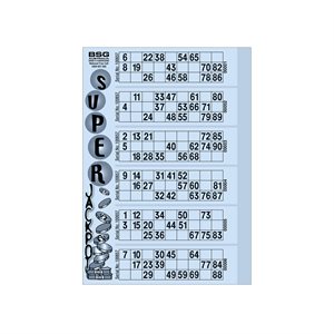 Bingo Single Tickets, Bingo Jackpot Sheets, Bingo Flyers